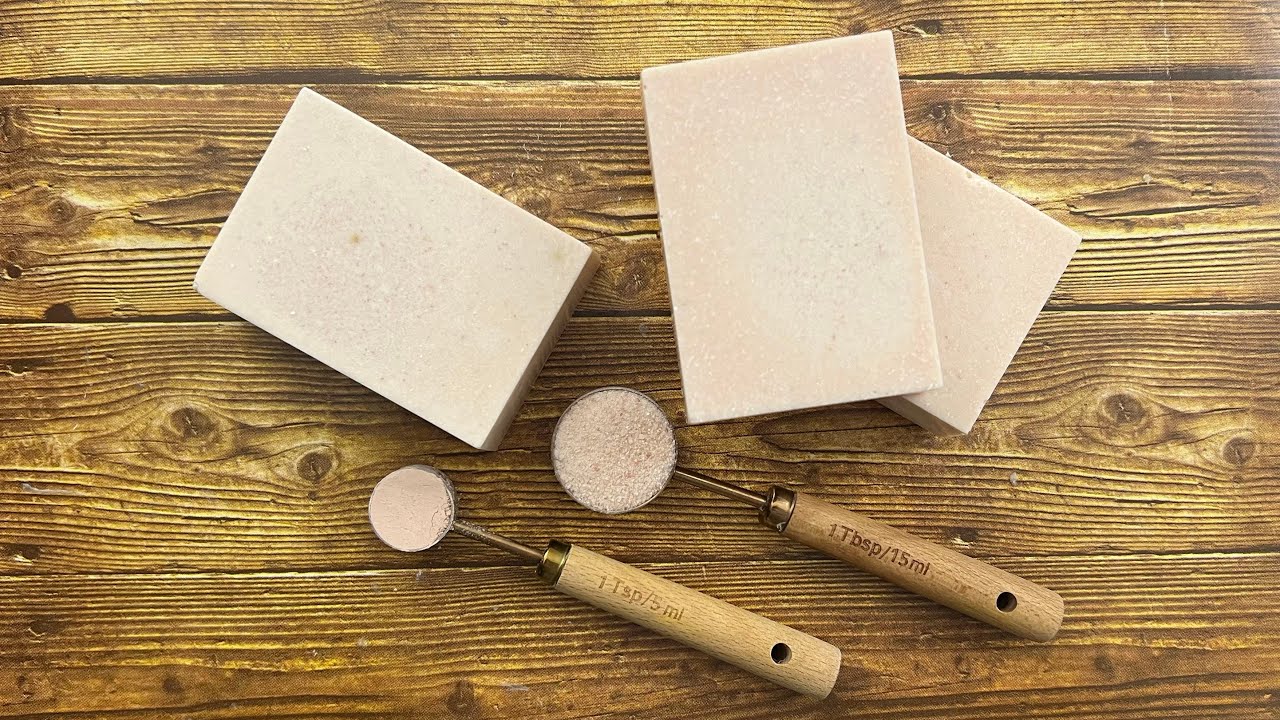 Pink Clay & Himalayan Salt Bars - YouTube
