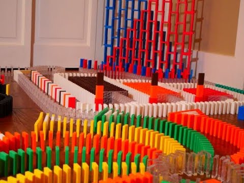 Epic Domino Project with KB Domino! - YouTube