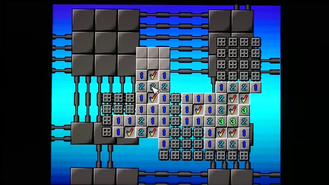 SweepOut - Amiga competitive Minesweeper (WIP). - YouTube