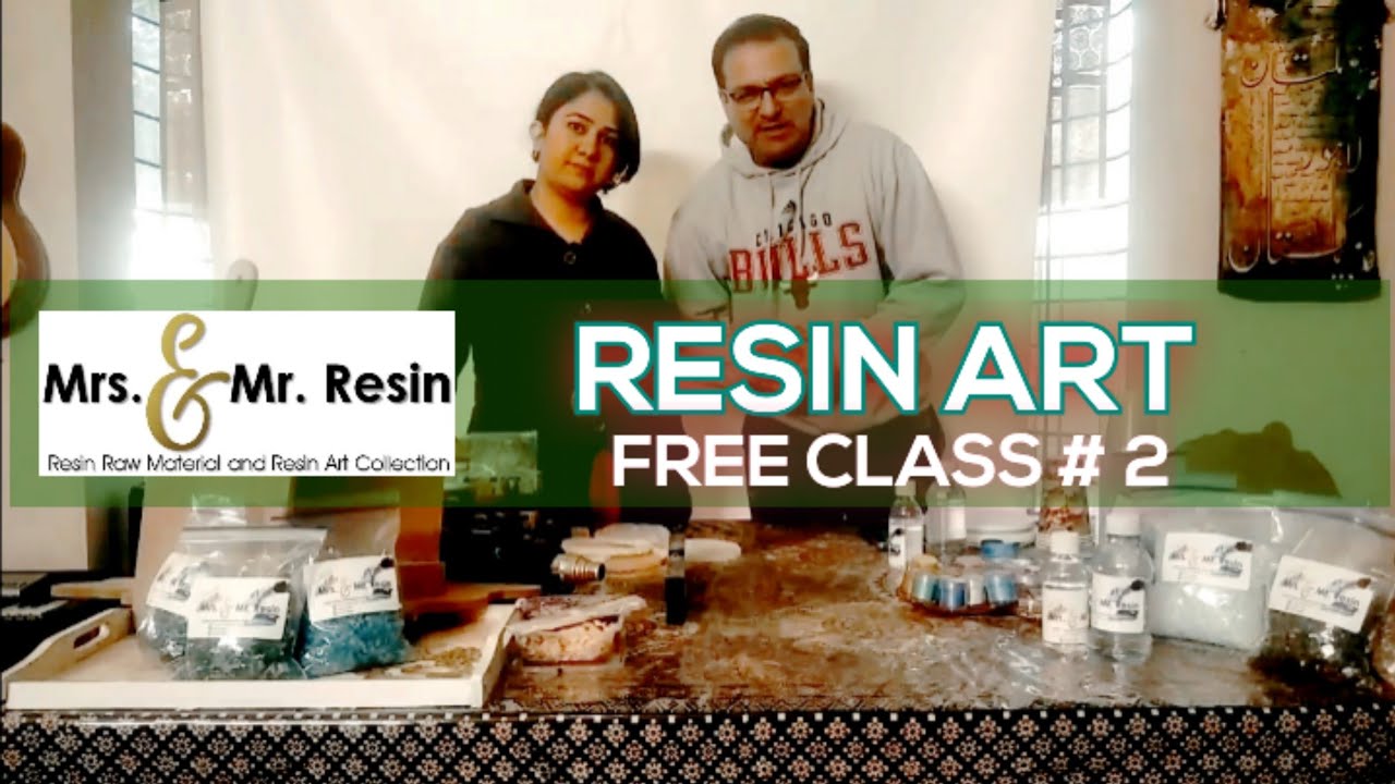 Free Class on Resin Art by Mrs. & Mr. Resin - Class 2 - YouTube