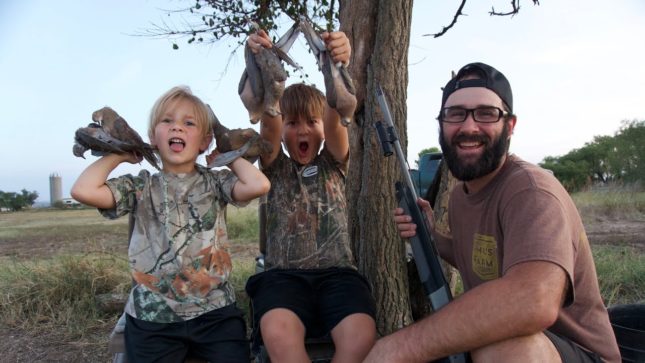 Dove Hunting with My Kids!!! (First Time) - YouTube
