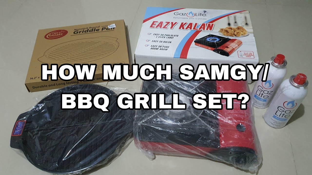 FINALLY MAY MAGAGAMIT NA AKO SAMGY/BBQ GRILL SET | Jinky EM - YouTube