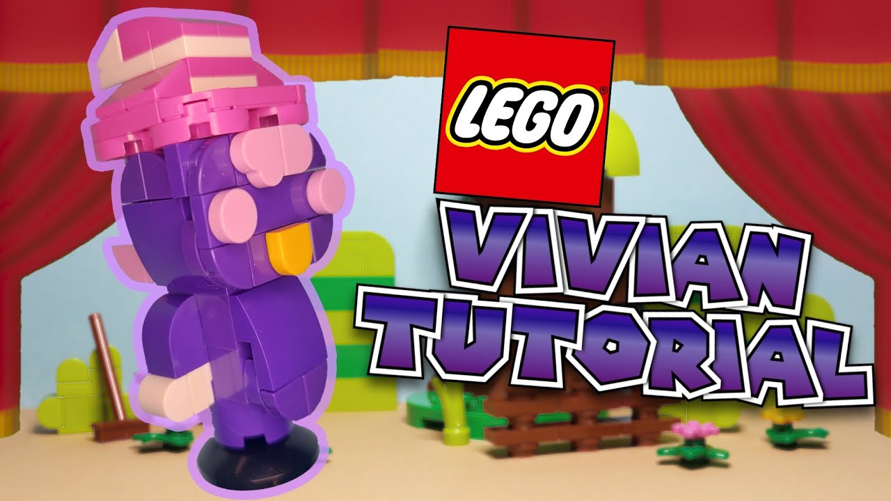 Lego Super Mario MOC No° 2: Vivian (Tutorial and Showcases) - YouTube