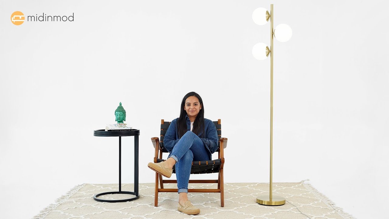 Rome Floor Lamp for Living Room and Bedroom | Mid in Mod - YouTube
