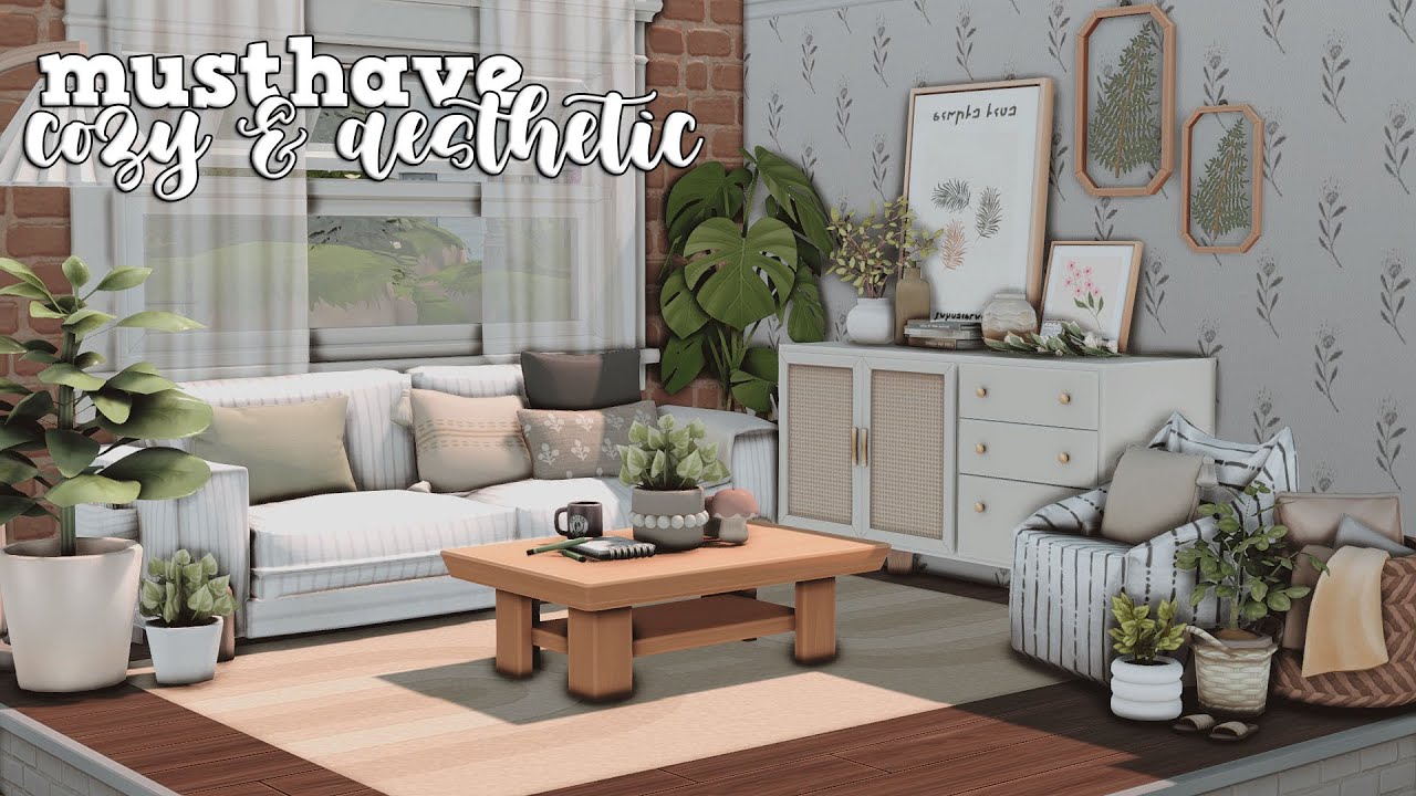 must have cozy & aesthetic build/buy custom content ♡ | the sims 4 cc ...