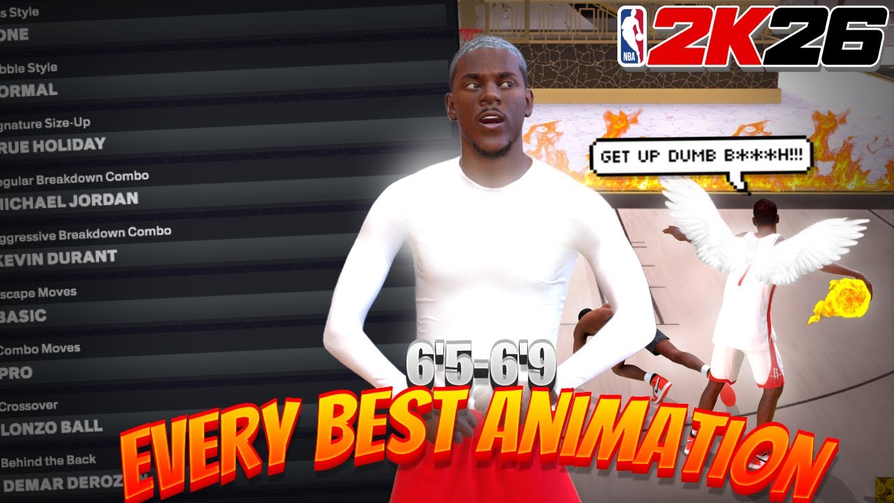 NEW EVERY SINGLE BEST ANIMATION for TALL GUARDS & SWING BUILDS 6'5 6'9 ...