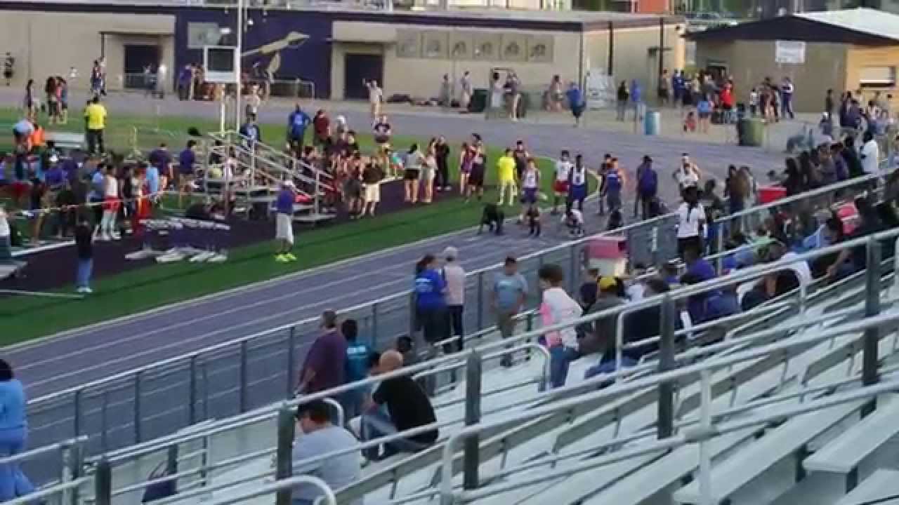 Sunnyvale Raiders Troutman 100 Meter Alvarado 4-2-15 - YouTube