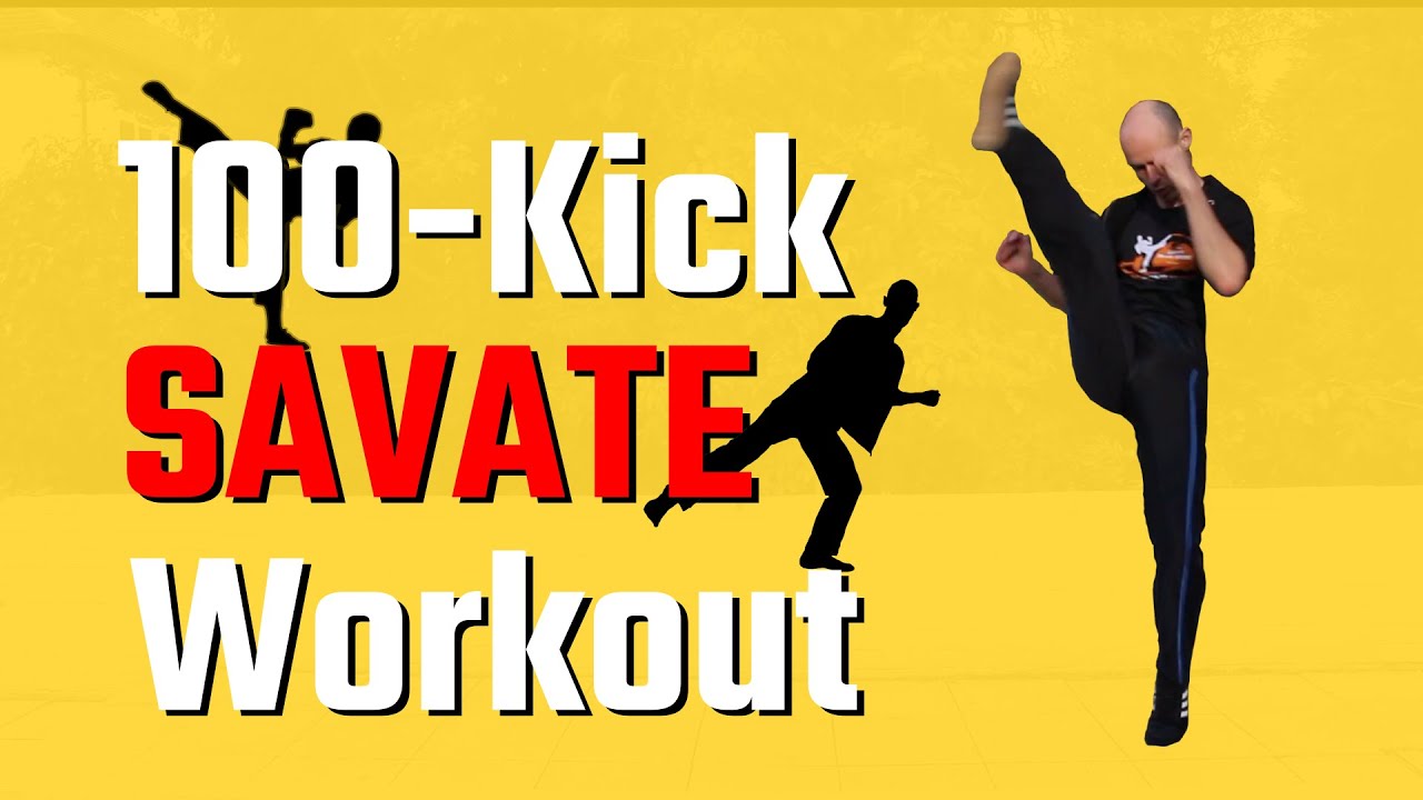 100-Kick SAVATE Workout (26 mins) - YouTube
