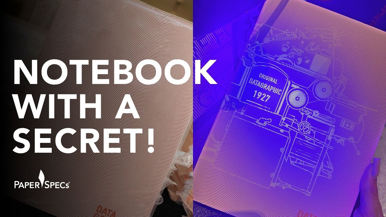 DataGraphic Notebook With a Secret – Paper Inspiration No. 554 - YouTube