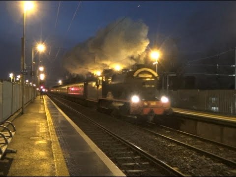 Ex GNR V Class no.85 Merlin - RPSI Mince Pie Special - Clontarf Road 27 ...