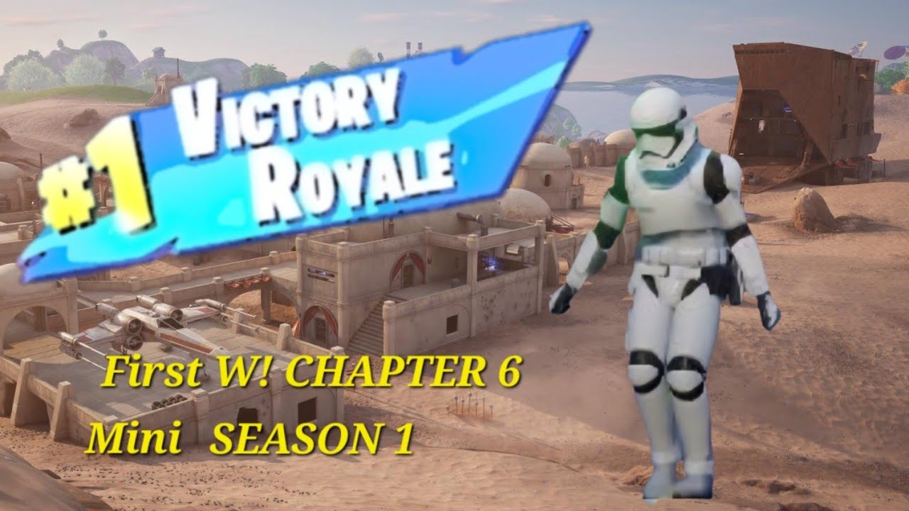 First Victory Chapter 6 Season 3 STARWARS ZeroBuild! - YouTube