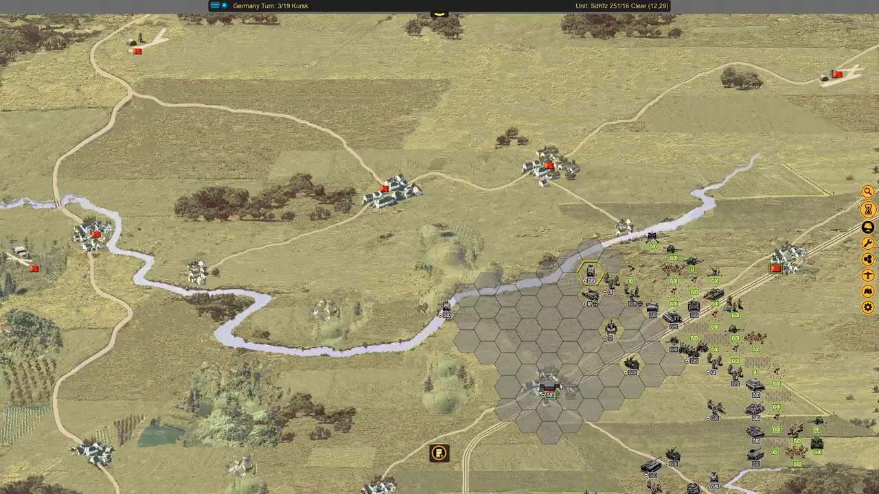 Panzer Marshal World War 2 turn based strategy Kursk scenario - YouTube