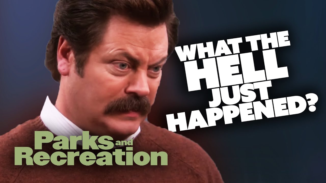 Ron Gets Swamped By His Kids | Parks and Recreation | Comedy Bites ...