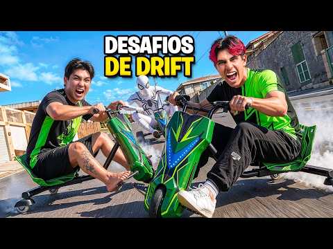 FIZEMOS UMA COMPETIÇÃO DE DRIFT COM TRICICLOS *eu machuquei
