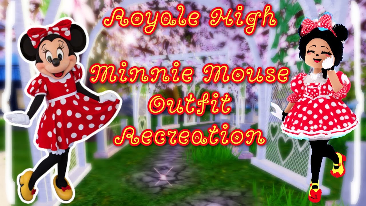 How to make Minnie Mouse on Royale High, Recreating Minnie Mouse in ...