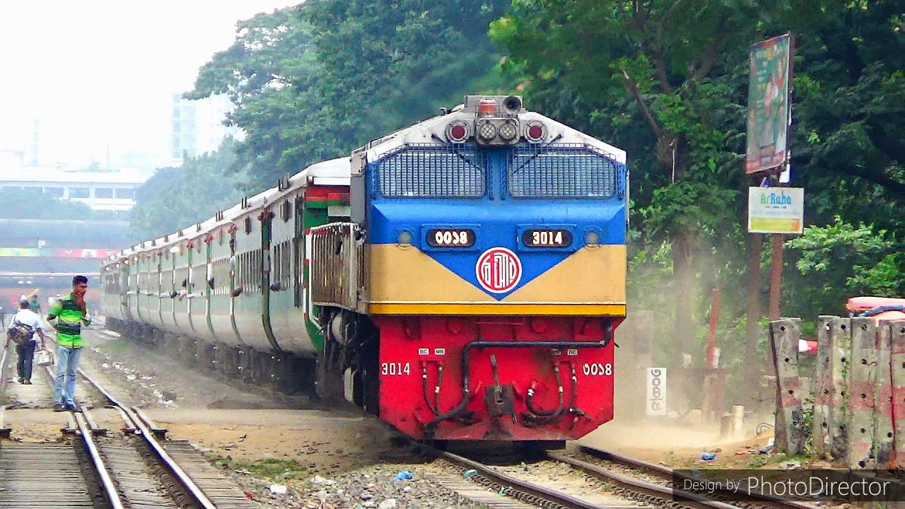 Rangpur Express Train | Dhaka to Rangpur | Brand new locomotive ...