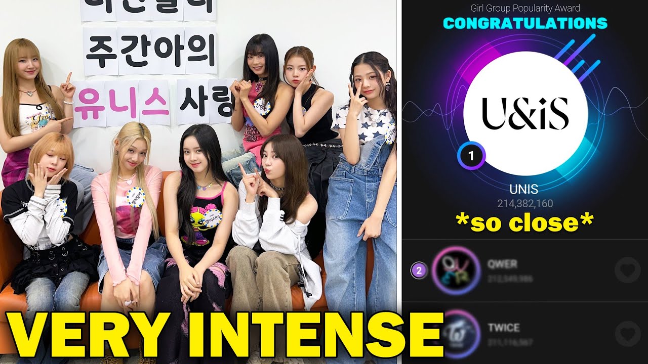 UNIS wins the Girl Group Popularity Award at the 2024 K-World Dream ...