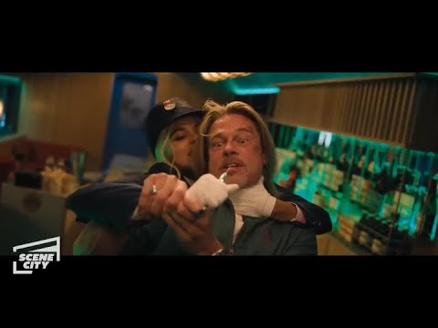 Bullet train. Ladybug vs the hornet. Fight scene(brad pitt. Zazie ...