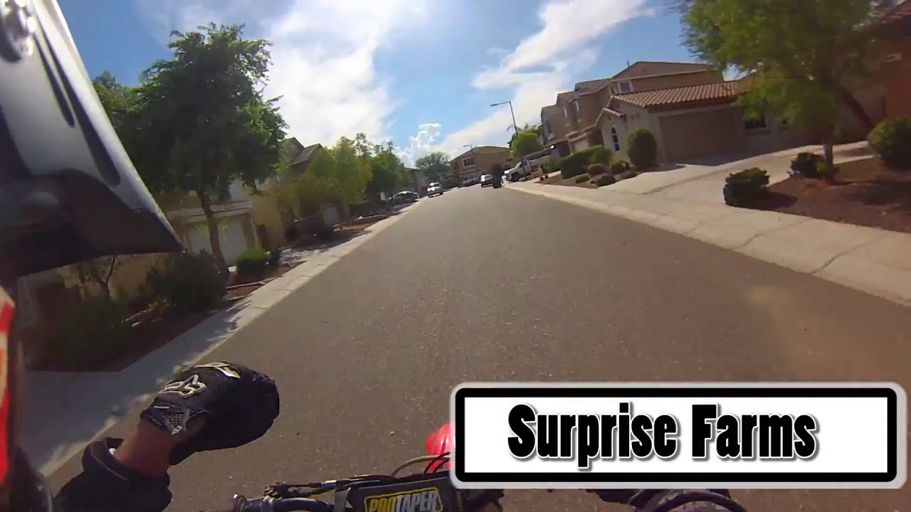 Dirt Bike Ride from Surprise Farms to the Arizona Desert | Epic Off ...
