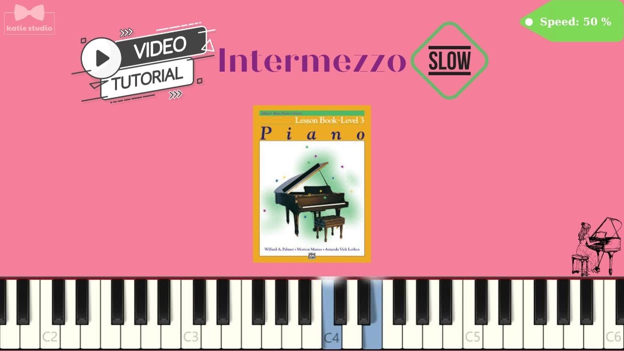 Intermezzo (page.36) _ Alfred's Basic Piano Library Level 3 _ Lesson ...