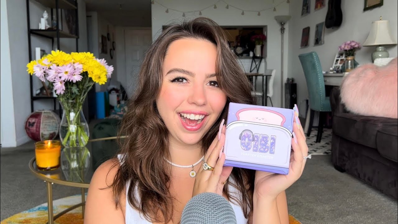 ASMR TOASTER COASTERS 💜 | Unboxing Gibi ASMR's Toaster Coaster Set (I'm ...