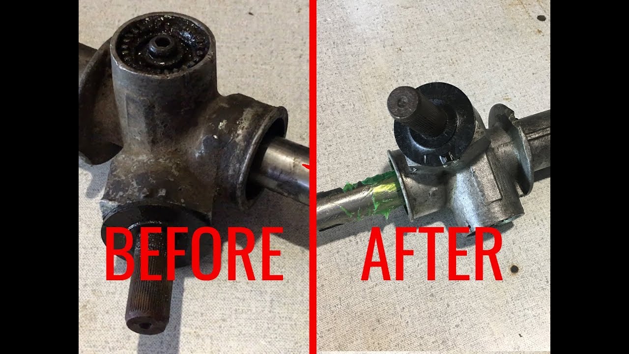 Mechanical steering rack restavration DIY bmw e21 - YouTube
