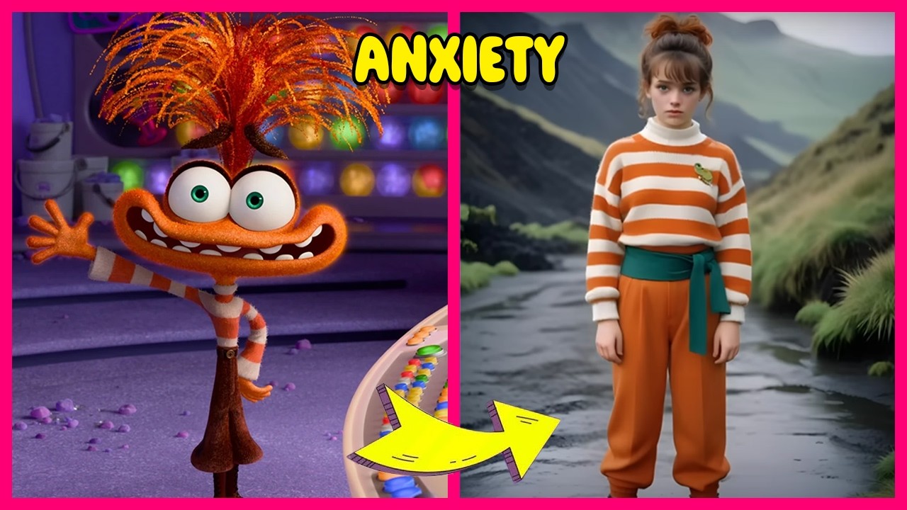 Inside Out 2 Characters as Humans in Real life & Guess Inside Out ...