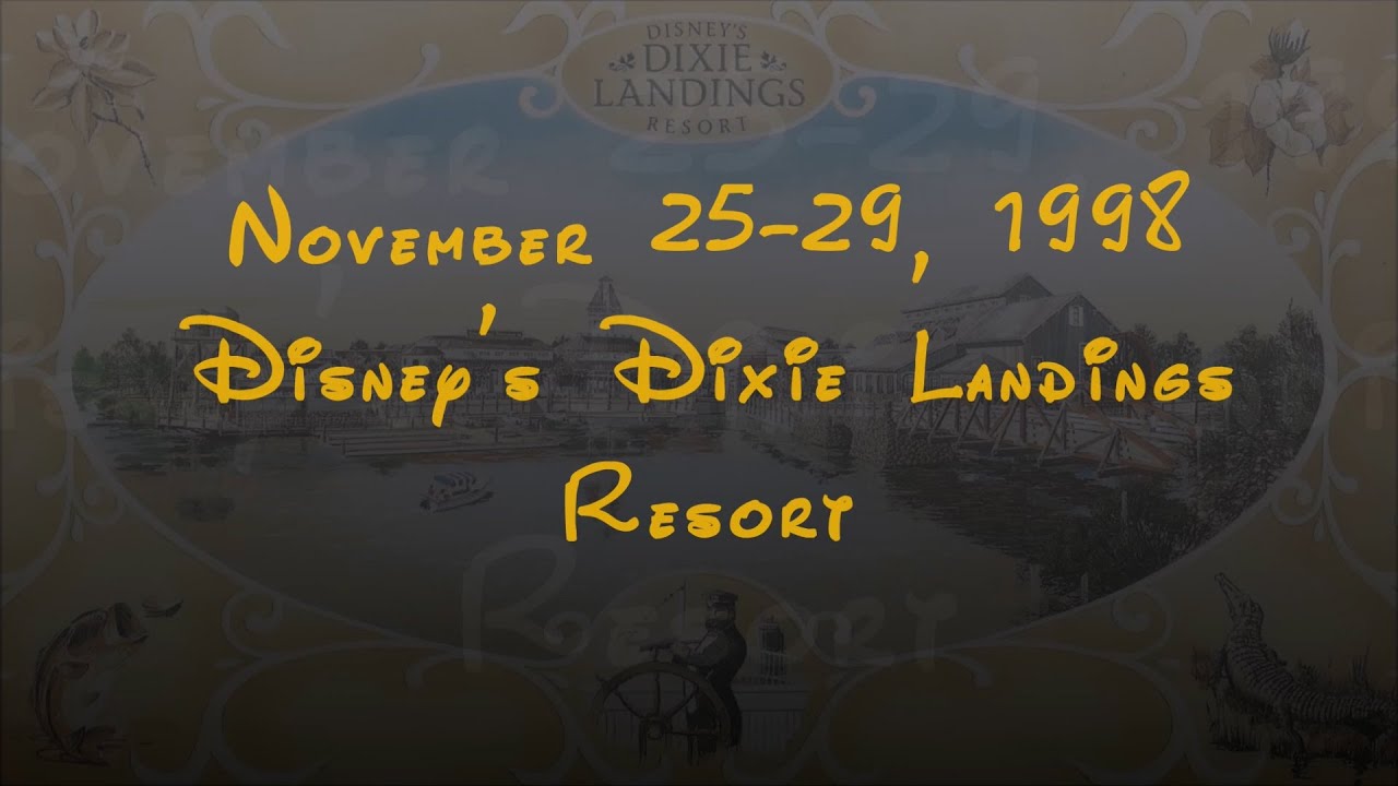 Walt Disney World (November 25-29, 1998) - YouTube
