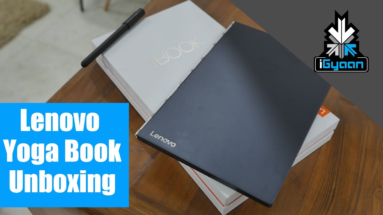 Lenovo Yoga Book Real Pen Windows Unboxing and Quick Look - YouTube