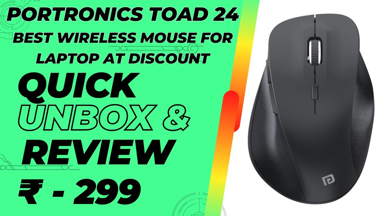Portronics Toad 24 with Adjustable DPI Wireless Optical Mouse ...