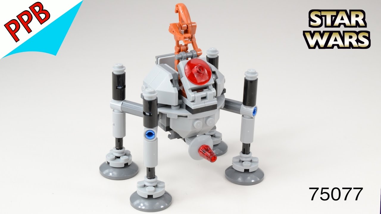 Lego Star Wars: Homing Spider Droid 75077 - YouTube