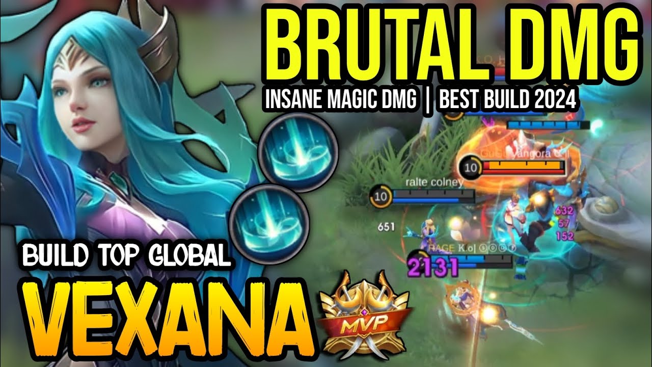 VEXANA BEST BUILD 2024 | BUILD TOP GLOBAL VEXANA GAMEPLAY | MOBILE ...