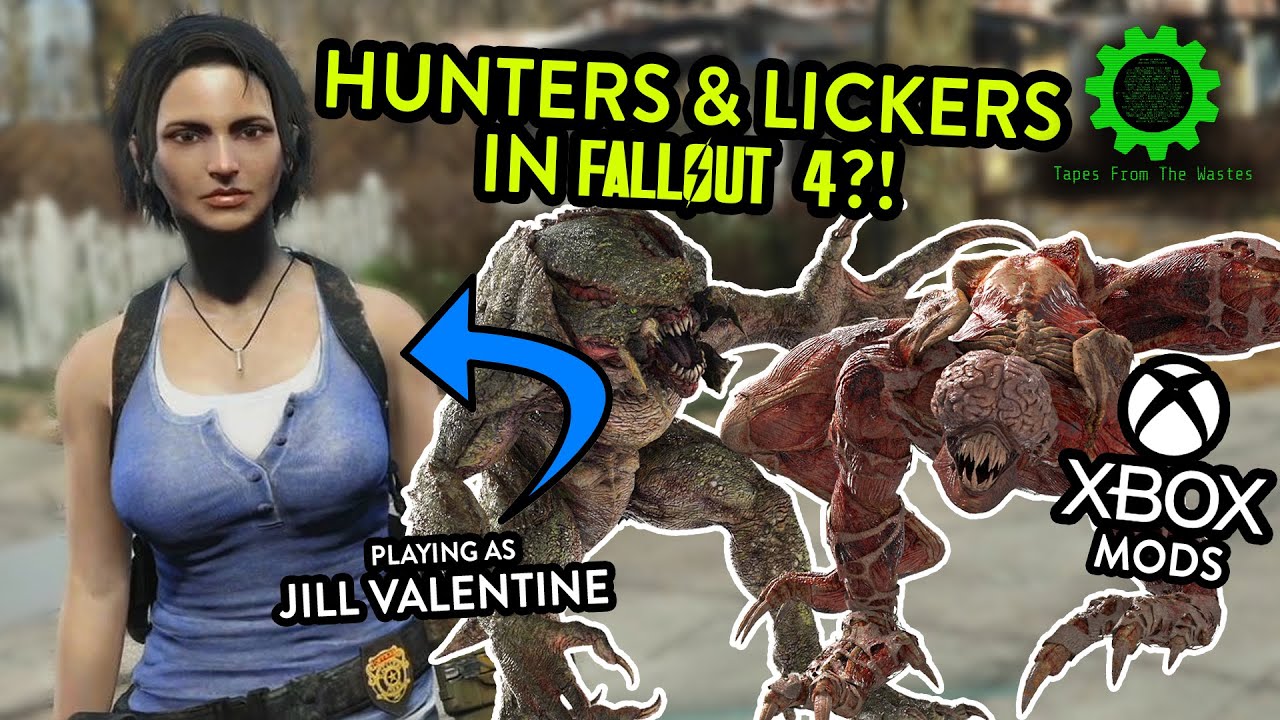 Playing Fallout 4 with RESIDENT EVIL mods (Xbox) | Part 1 - YouTube