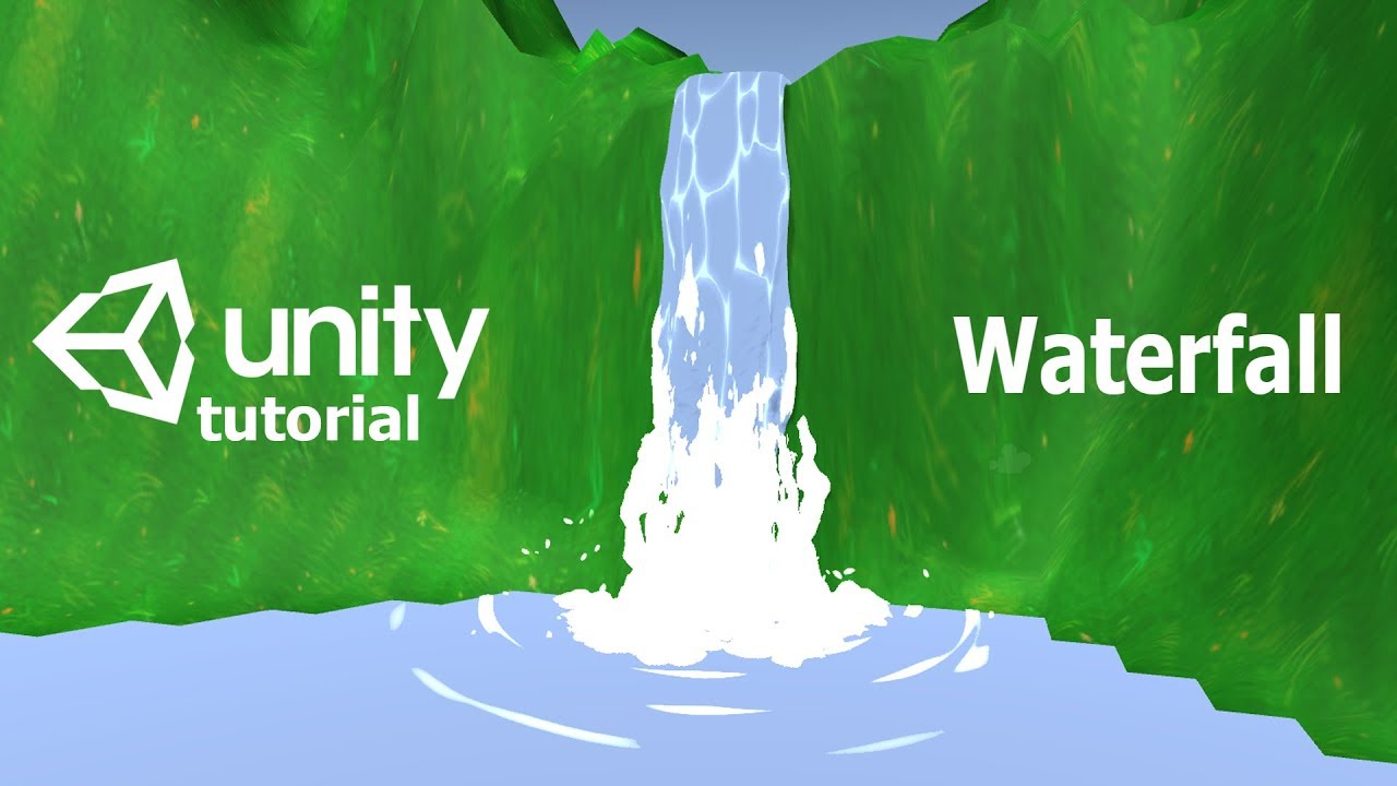 Создание водопада для игры в Unity 3d - YouTube