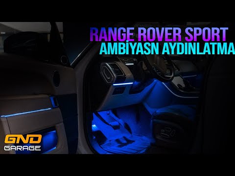 RANGE ROVER  SPORT AMBİYANS AYDINLATMA  #rangerover #sports #ambiyans