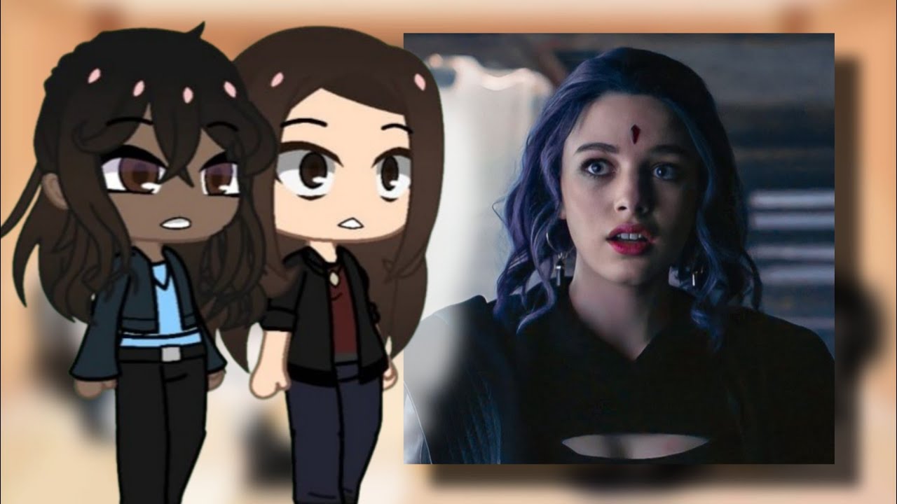 Early The Vampire Diaries Reacts To Raven - Gacha Reacts - YouTube