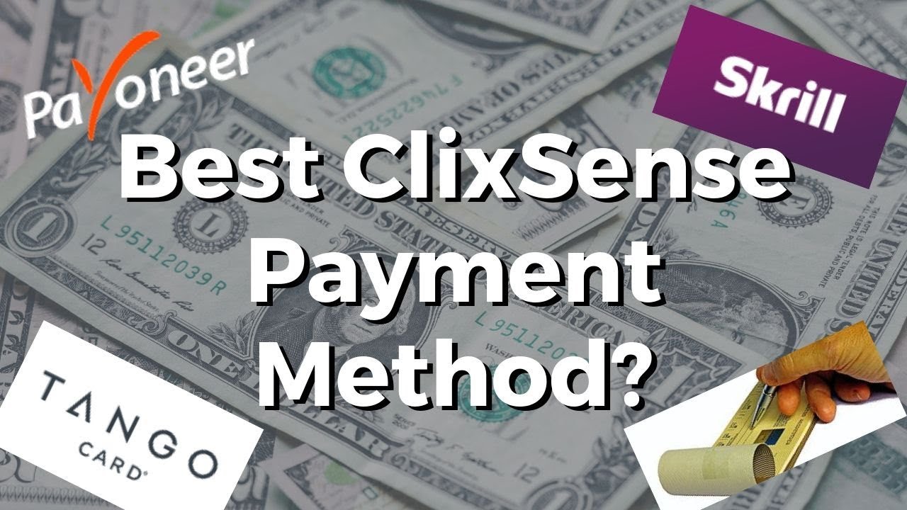 ClixSense Payment Methods - Find the Best Option for YOU! - YouTube