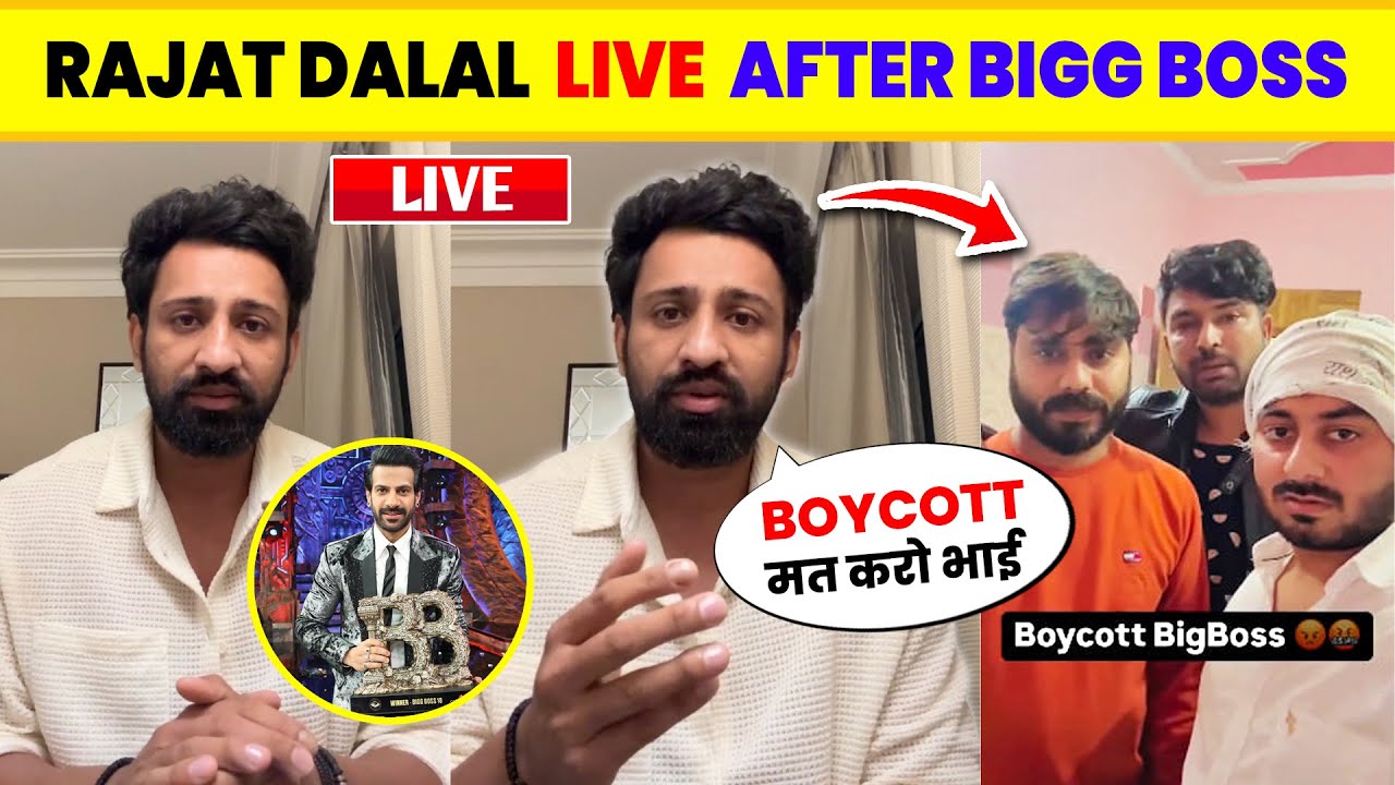 Rajat Dalal Instagram LIVE After BIGG BOSS 18 | Rajat Dalal Reply on Bigg Boss Unfair Eviction ...