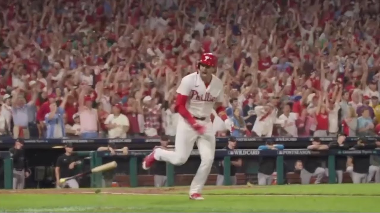 The BEST Angle of Bryson Stott's GRAND SLAM and BAT SPIKE - YouTube