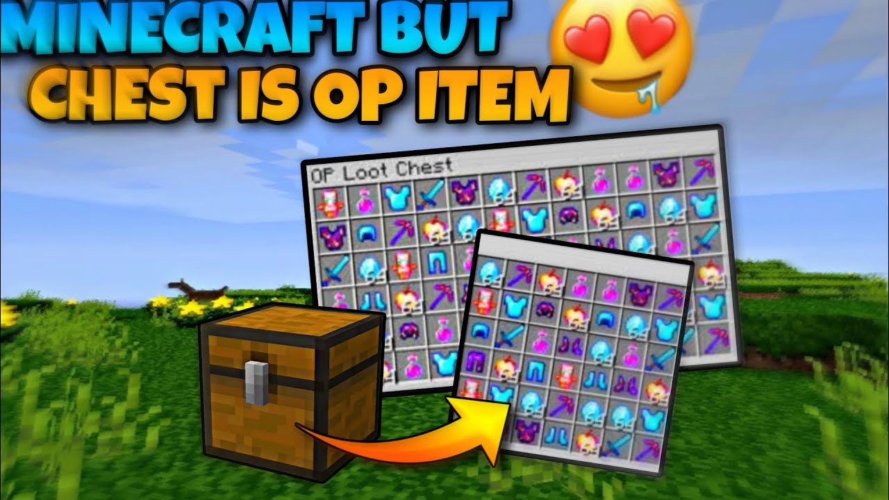 Minecraf-Pe But Chests Are Super Op Item Drop 🔥 !!! DAY-1 - YouTube