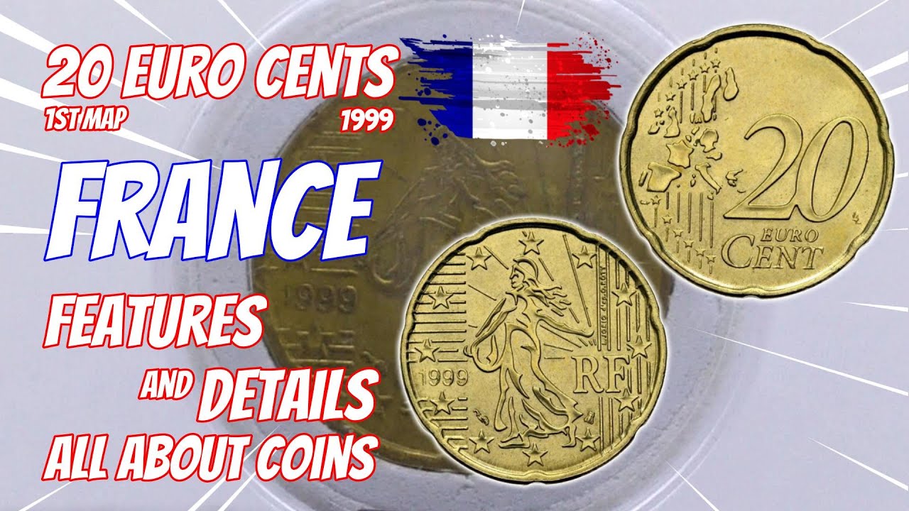 20 Euro Cents 1999 FRANCE - Features and Details | All about Coins ...
