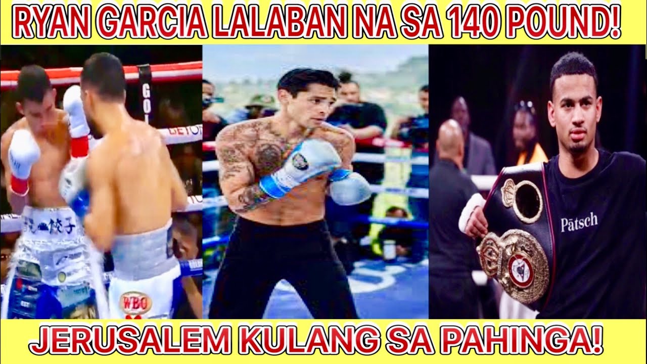 ROLLY ROMERO IBIBIGAY ANG WBA BELT KAY RYAN GARCIA? JERUSALEM NAGKULANG SA PAHINGA! - YouTube