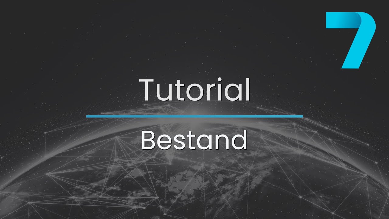 Tutorial | Bestand mit RETAIL7 - YouTube