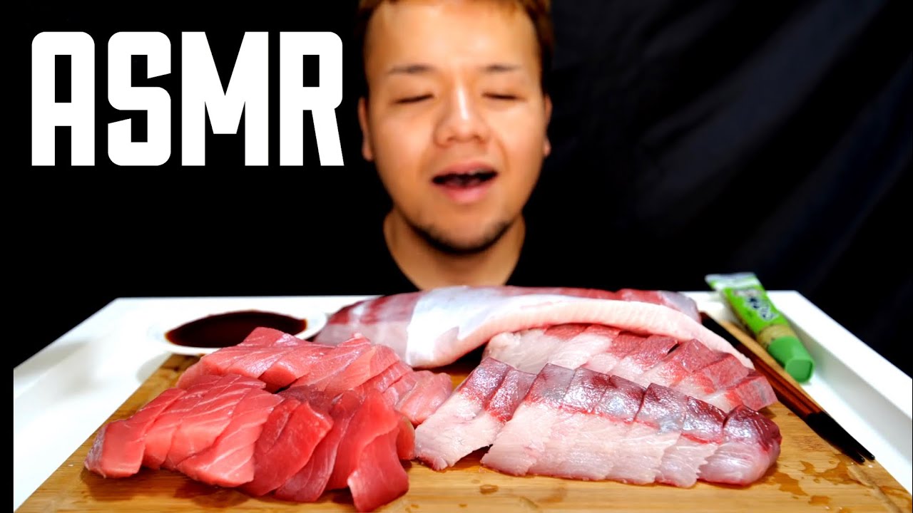 【ASMR】sashimi ・raw fish - YouTube