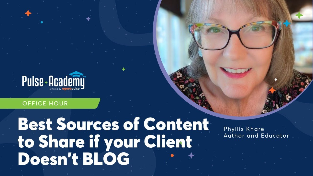 Client Doesn't BLOG? Best Sources of Content to Share - YouTube