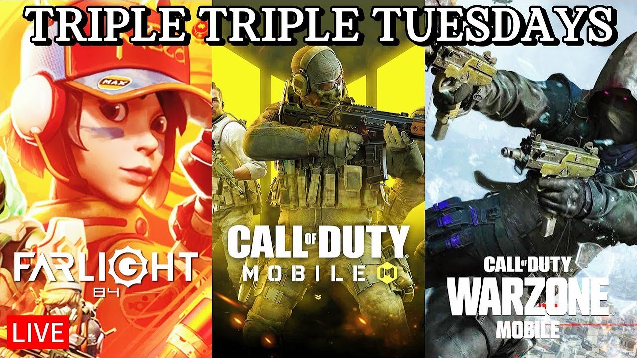 🔴LIVE - 1/3 TRIPLE TRIPLE TUESDAYS CHALLENGE - FARLIGHT 84 - CODM - WZM ...