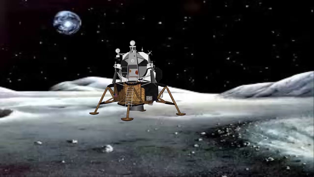Moon Landing Animation - YouTube