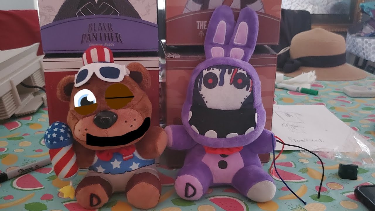 Reviewing firework freddy and withered bonnie plush. - YouTube