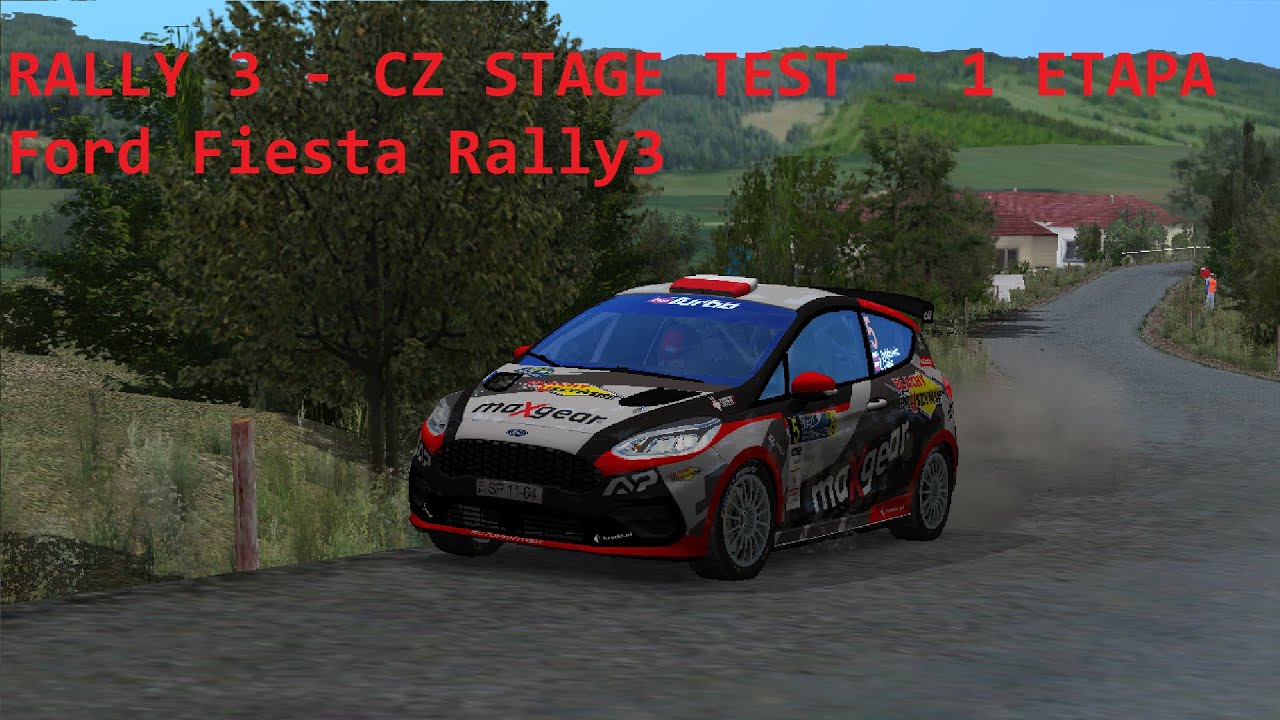 RBR - RALLY 3 - CZ STAGE - 1 Etapa - Ford Fiesta Rally3 - YouTube