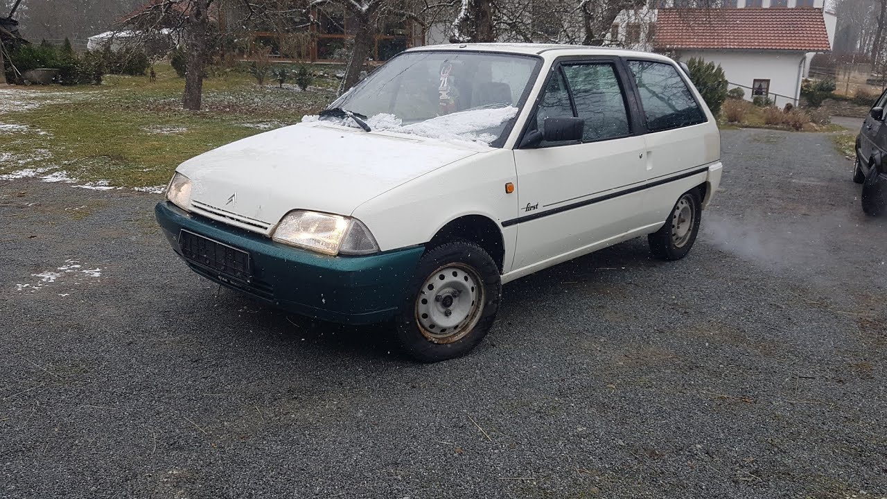 citroen AX diesel 1992 - YouTube